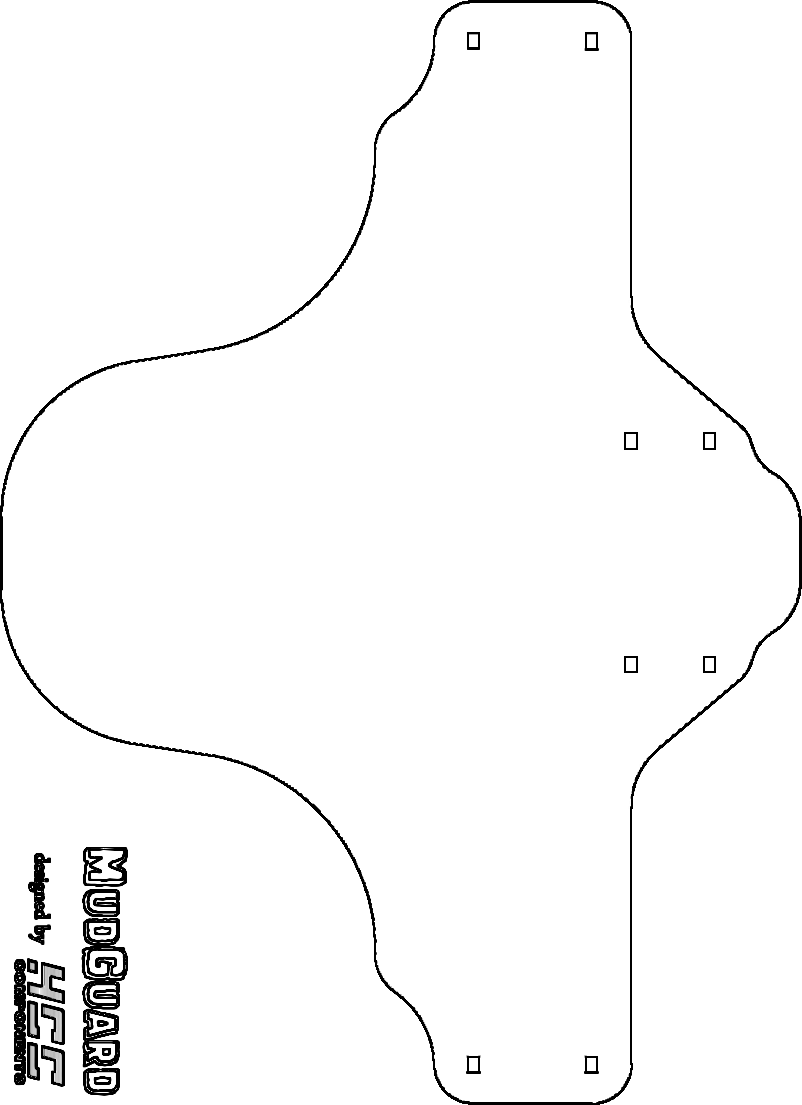 Printable Mtb Mud Guard Template Printable Templates
